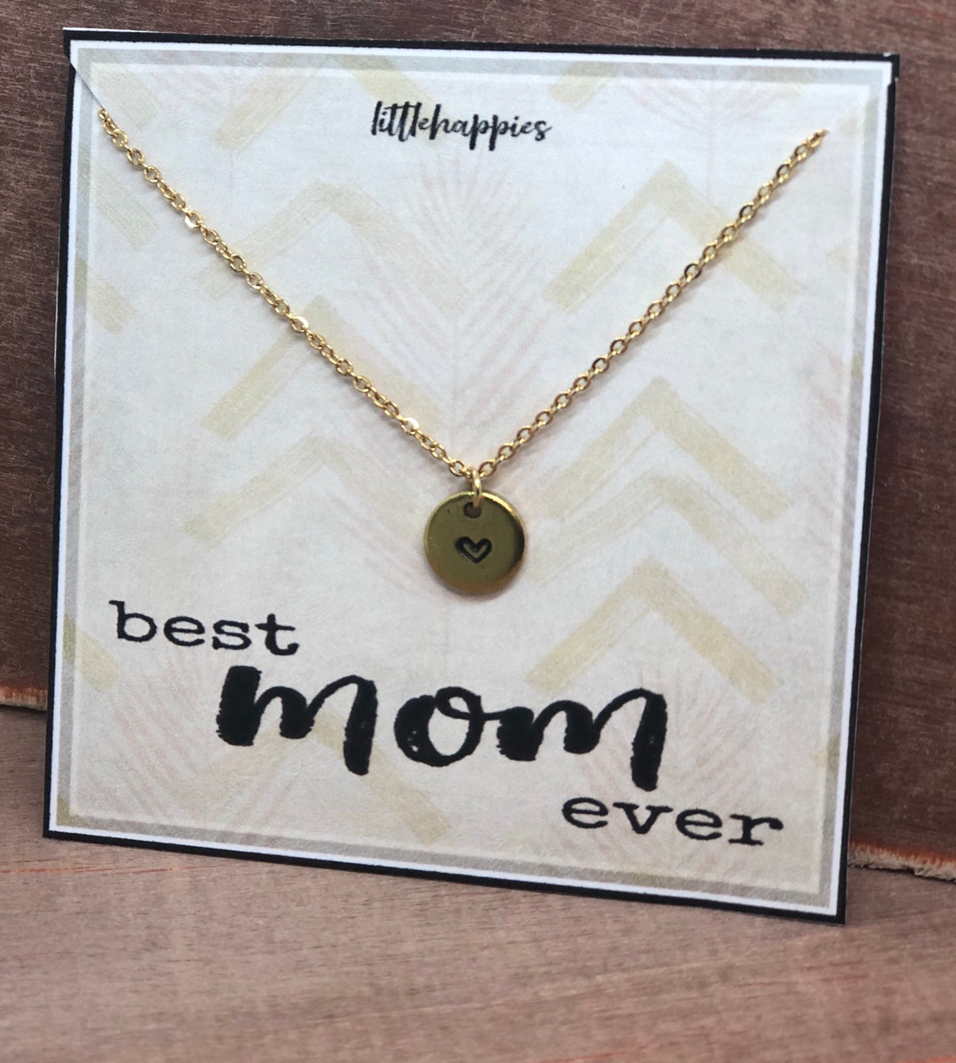 Best Mom Ever Necklace, Mom Birthday, New Mom Gift, Mother's Day Gift ...