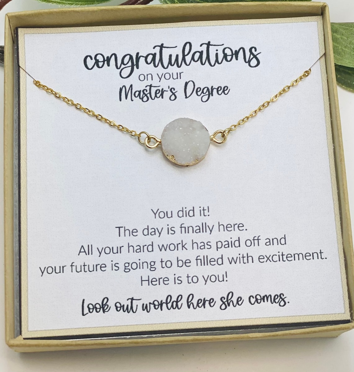 Masters Degree Graduation Gift Masters Degree Gift - Etsy