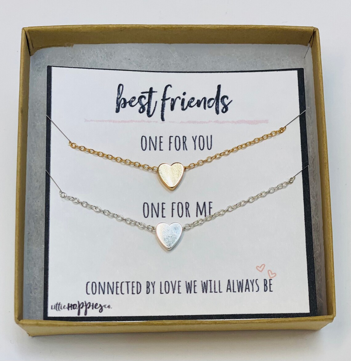 Friendship Necklace for 2 Best Friend Necklace Necklace Set - Etsy