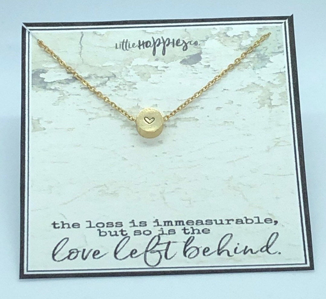 Sympathy/grief Necklace - Dainty Womens Necklace, Miscarriage Gift ...