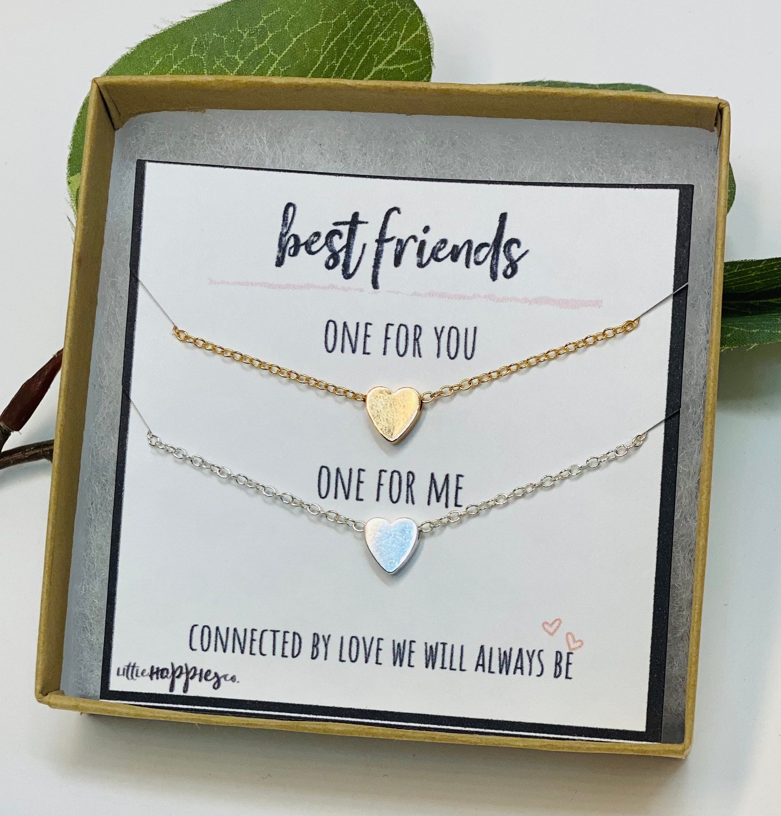 Friendship Necklace for 2 Best Friend Necklace Necklace Set - Etsy