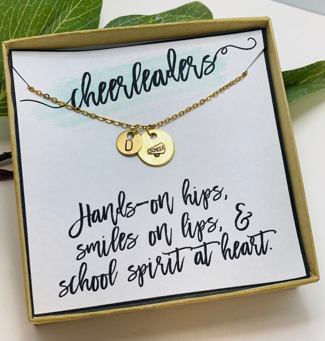 Cheerleading Gifts, Cheerleader Charm Necklace, Megaphone Necklace ...