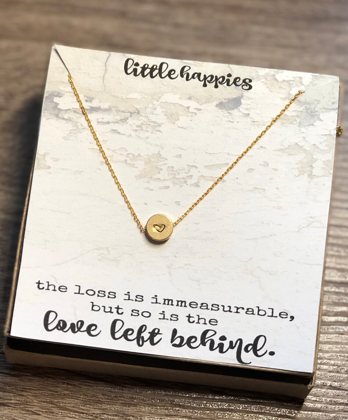 Sympathy/grief Necklace - Dainty Womens Necklace, Inexpensive Gift ...