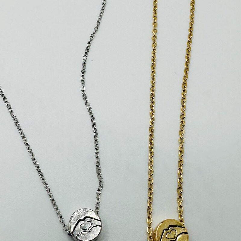 Hand on Heart Necklace - Etsy