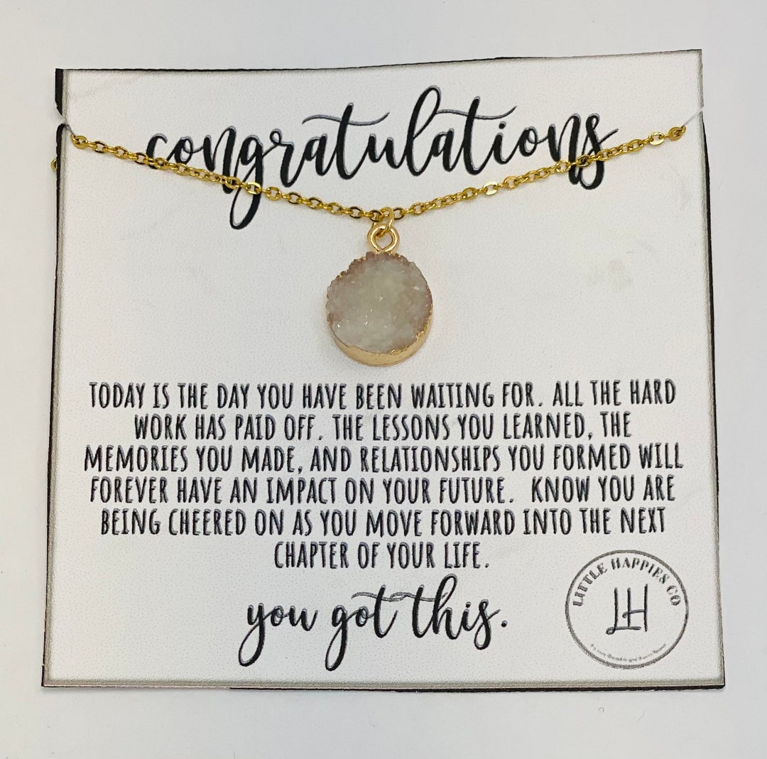Graduation Necklace, Graduation Gift, Graduation Jewelry, Gift for Grad ...