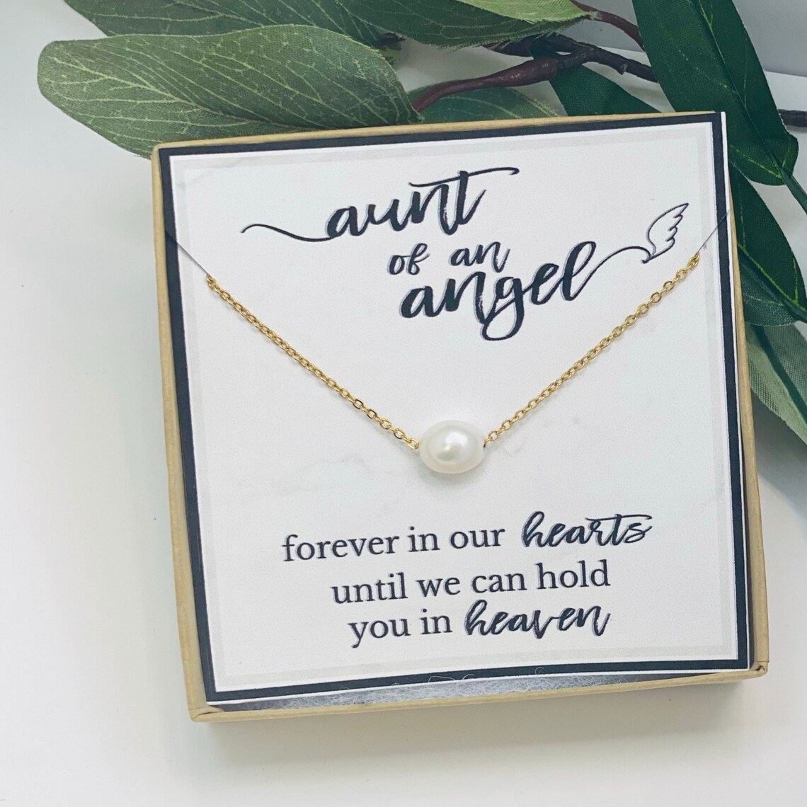 Niece Memorial Necklace, Sympathy Gift, Loss of Niece, Niece Condolence ...