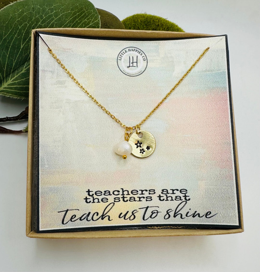 Bulk Christmas Gifts, Bulk Teacher Gifts, Gift for Teacher, Heart Necklace, Daycare Worker ...