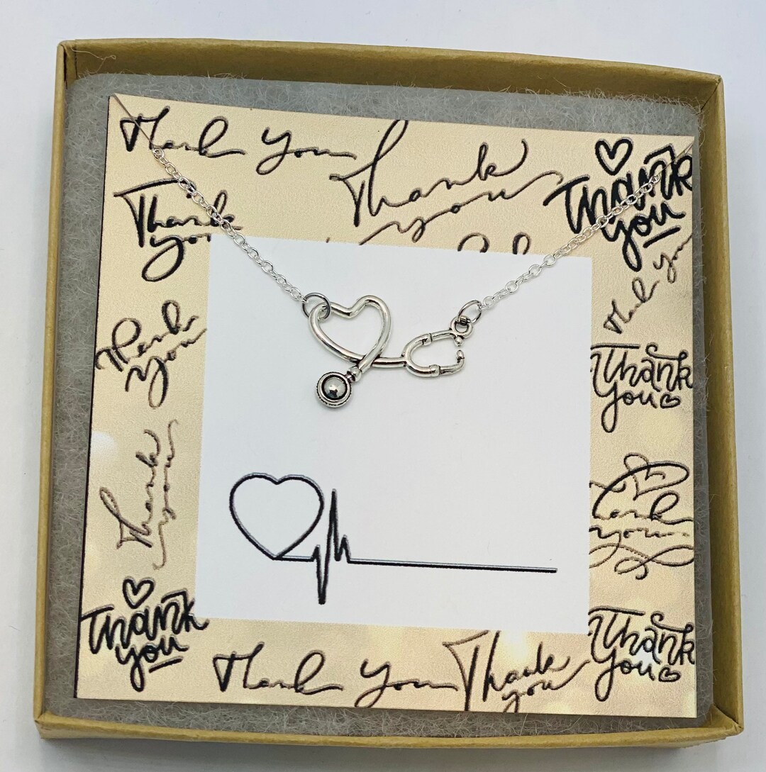 Stethoscope Necklace, Gift for Nurse, Nurse Gifts, Gifts for Nurses, RN ...