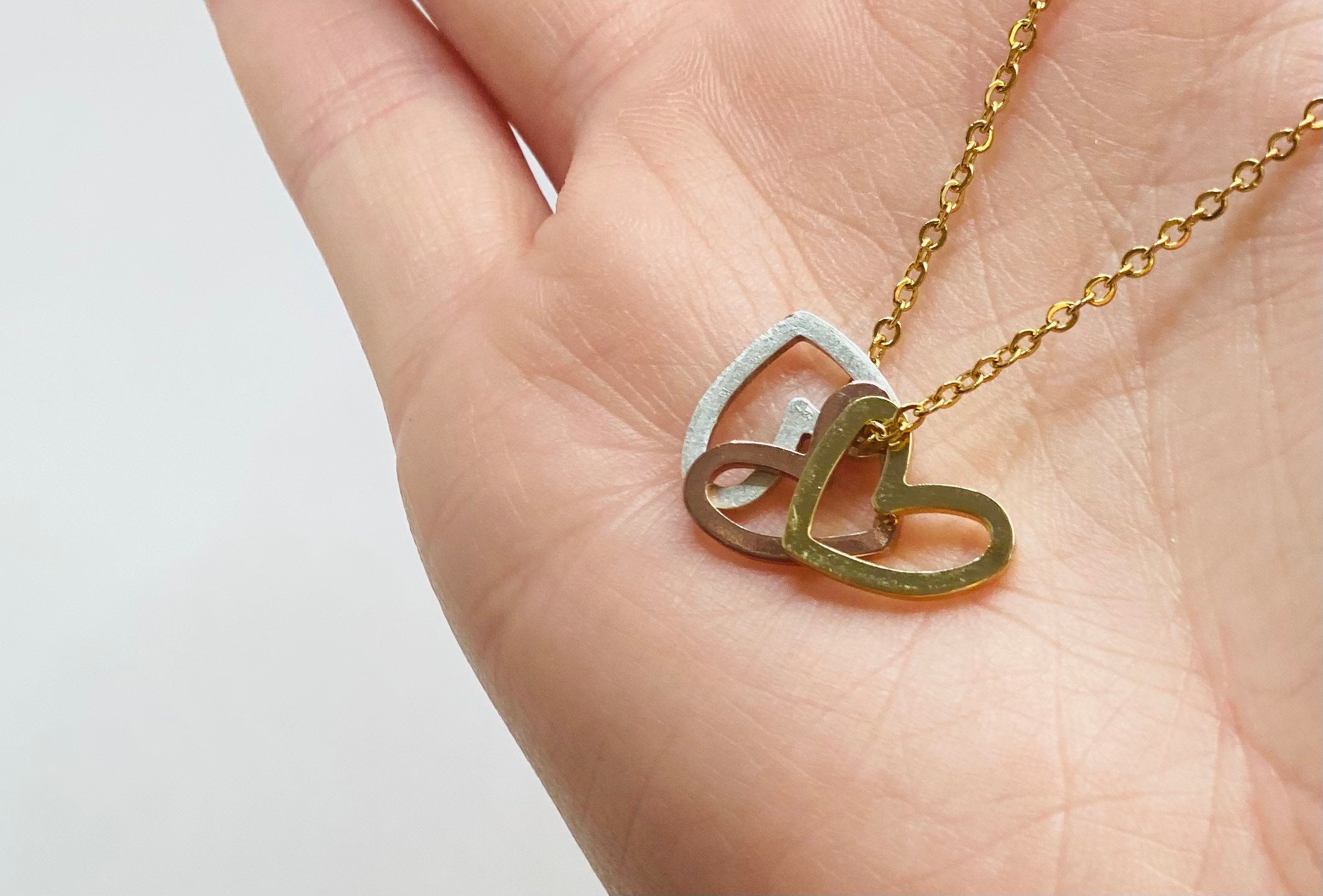 Friendship Heart Necklace Besties Necklace Birthday Gifts | Etsy