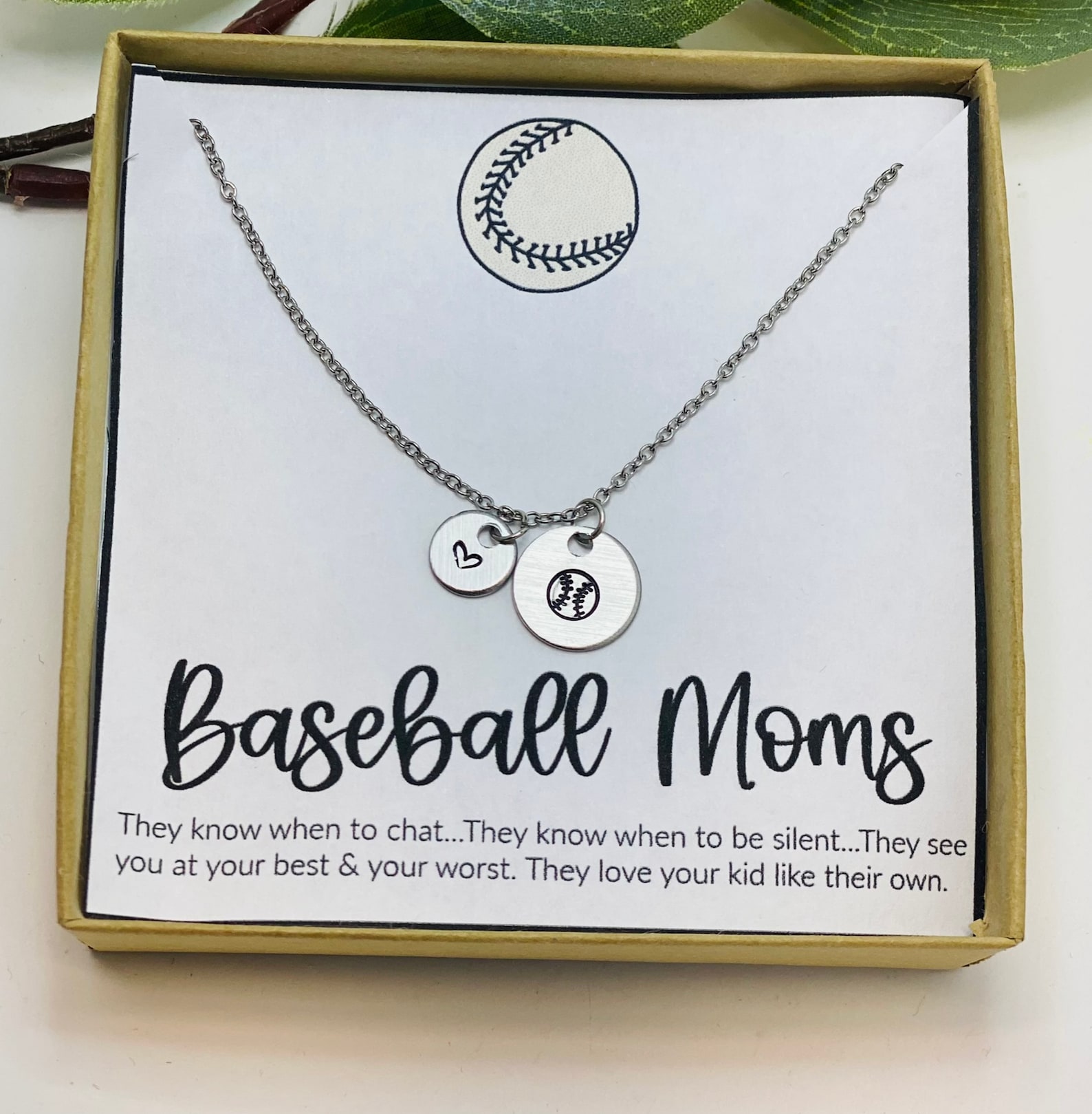 Baseball Mom Baseball Mom Gifts Baseball Mom Necklace - Etsy