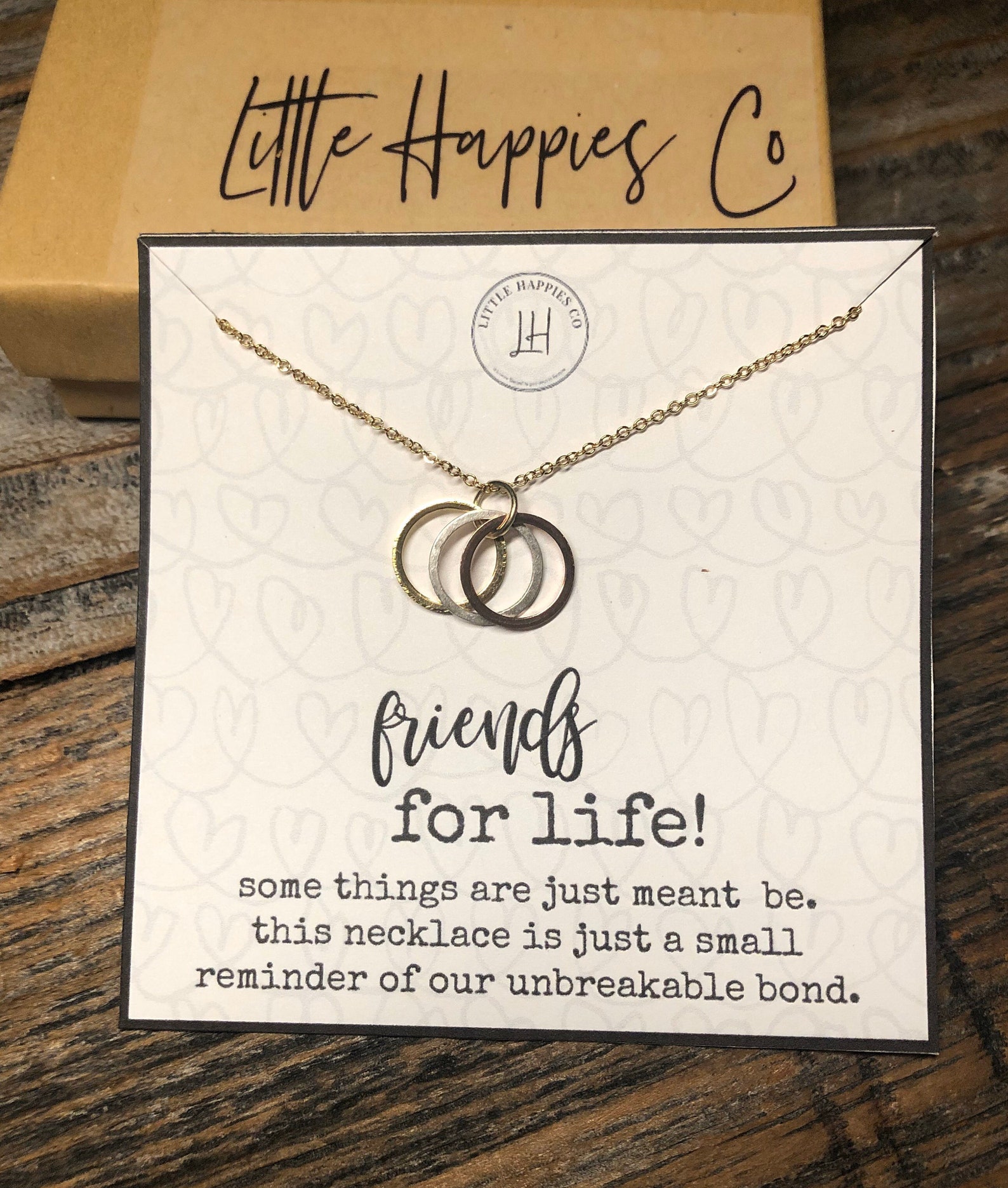 Gift for friends friendship gift friendship necklace | Etsy