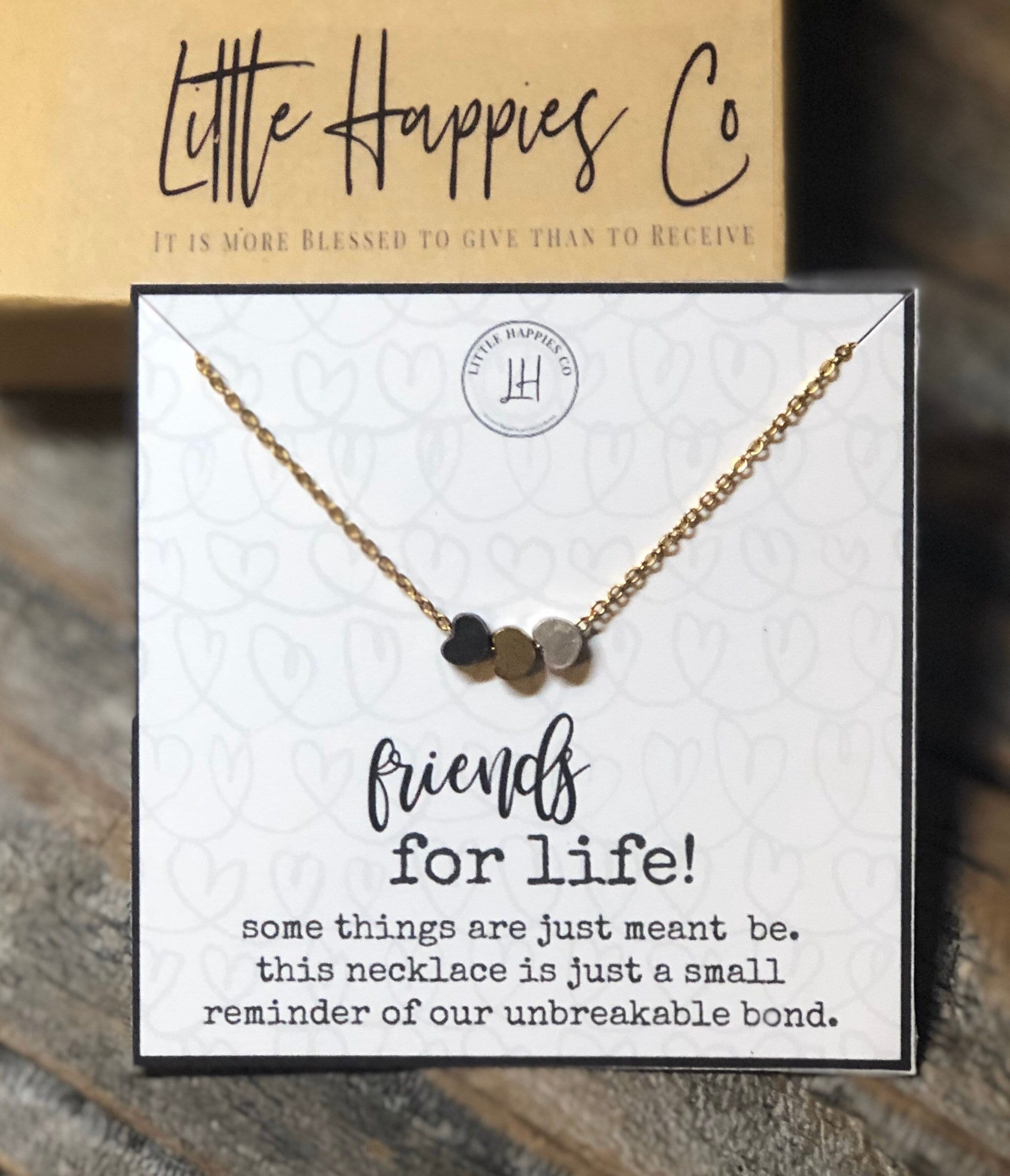 Gift for friend friendship gift friendship necklace best | Etsy