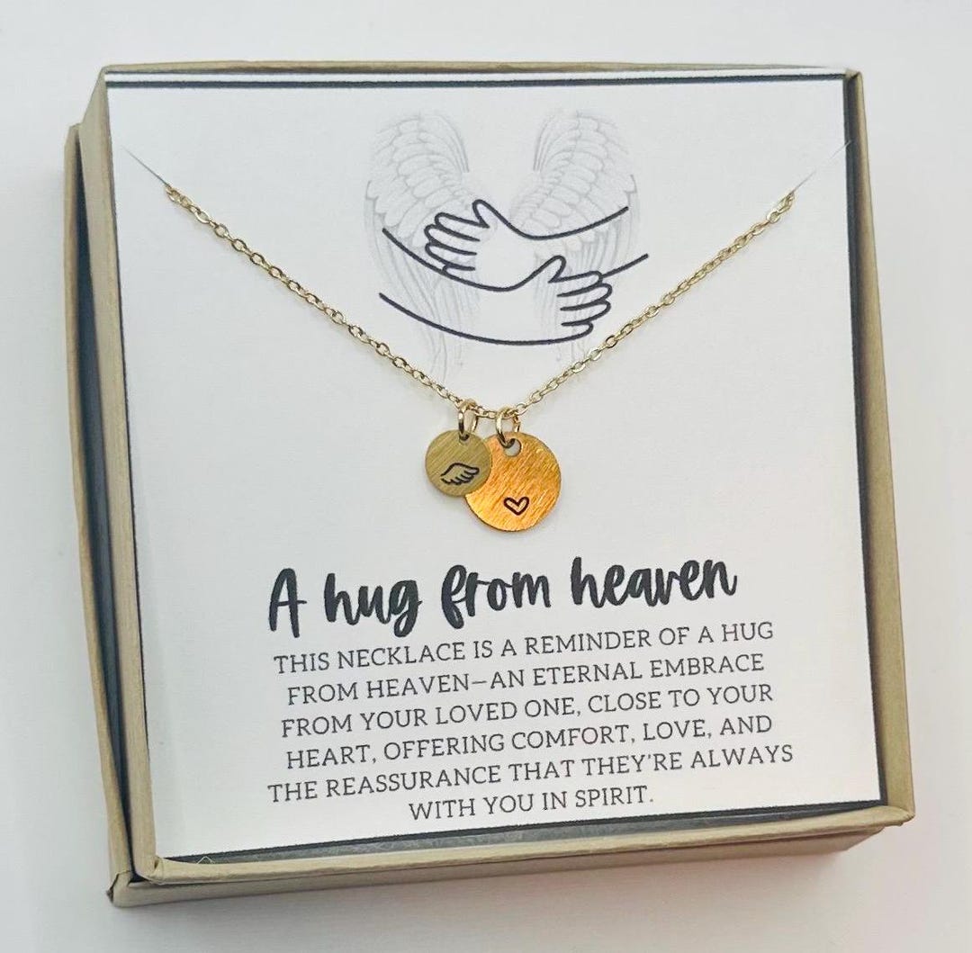 Hug From Heaven, Bereavement Gift for Her, Gift for Miscarriage, Angel ...