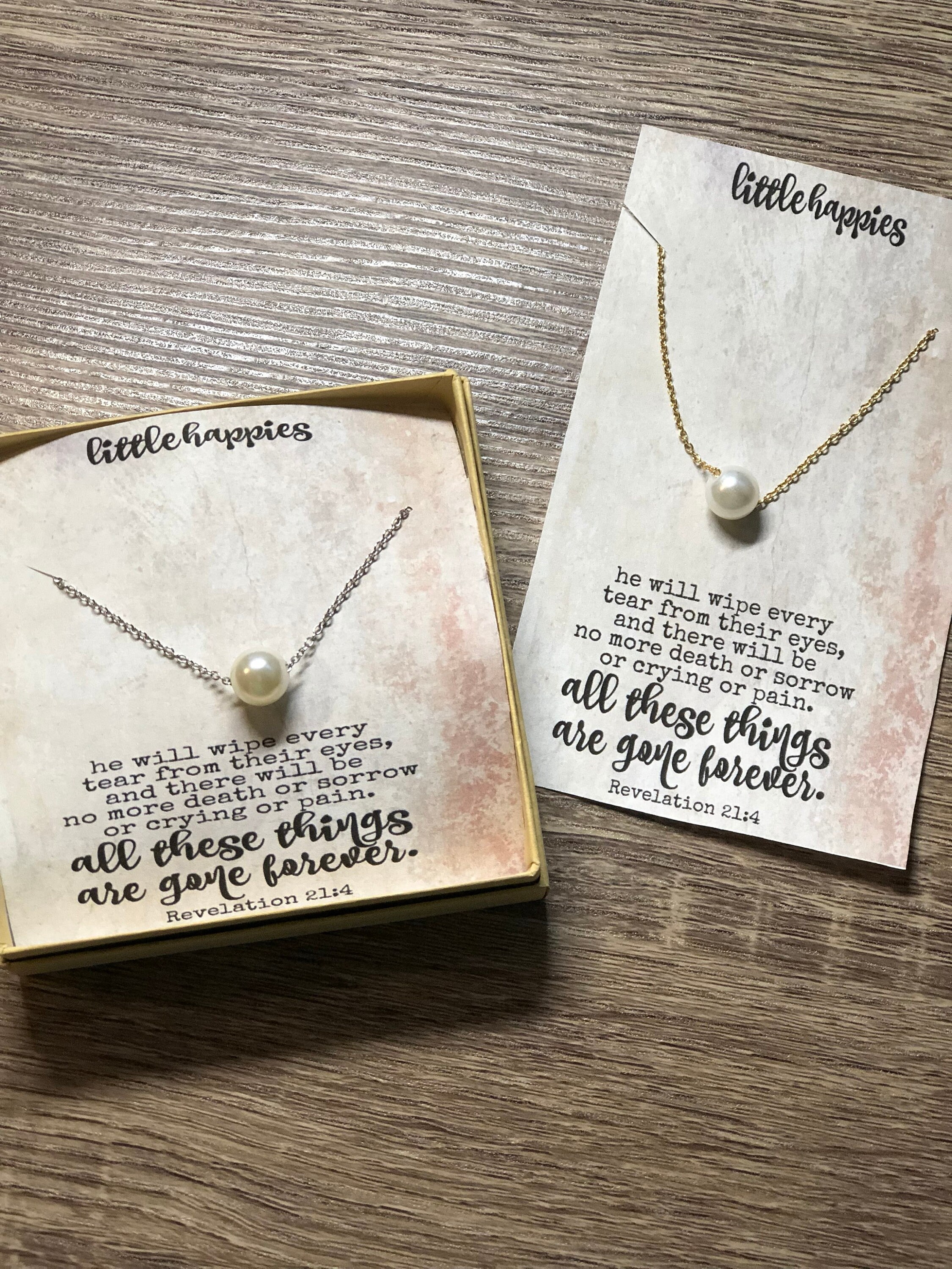 Sympathy Grief Necklace dainty pearl necklace sympathy | Etsy