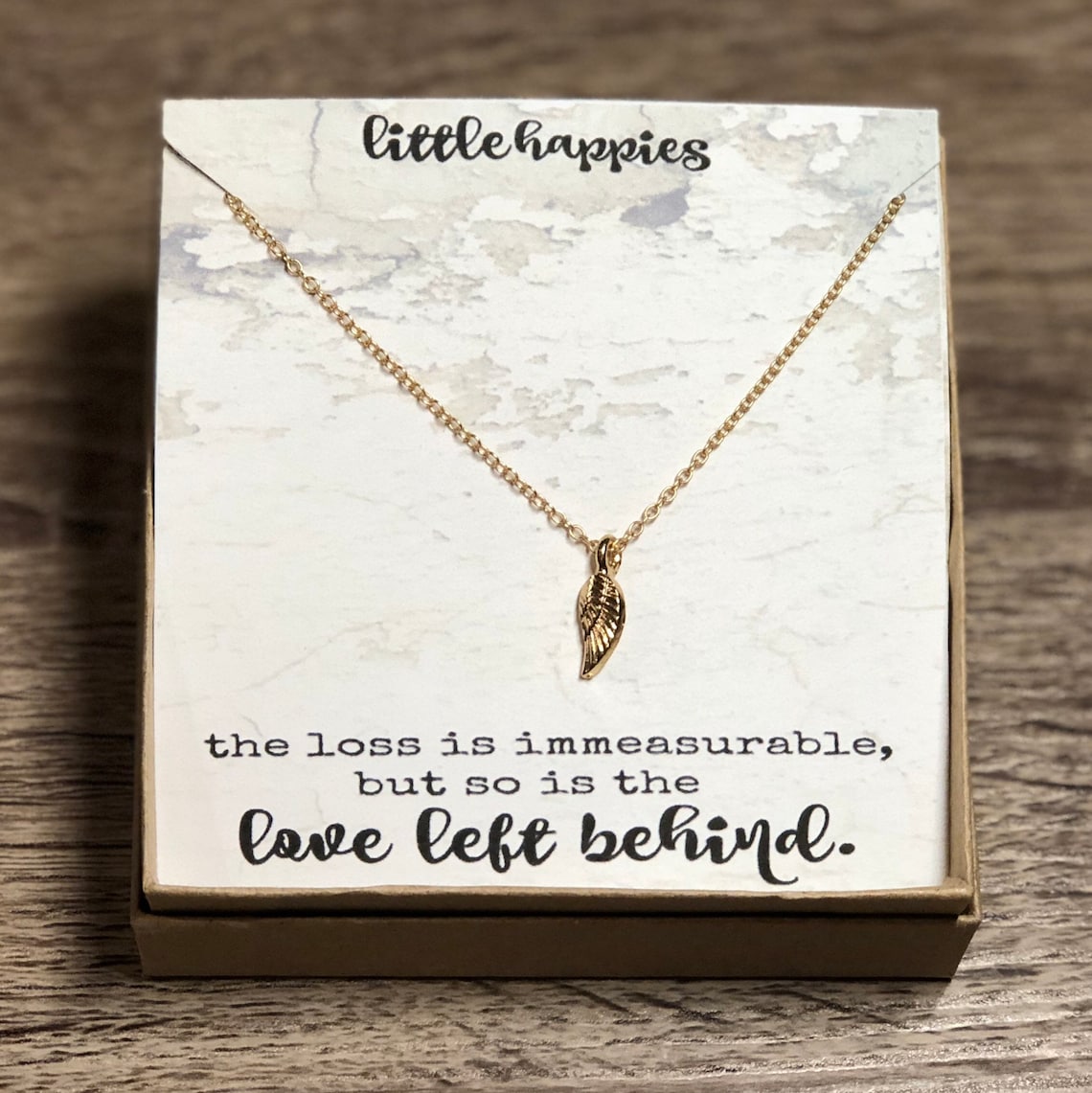 Sympathy Gift Necklace Grief Gift Thinking of You | Etsy