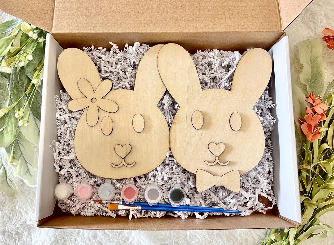 Easter Bunny Face Paint Kit - Etsy