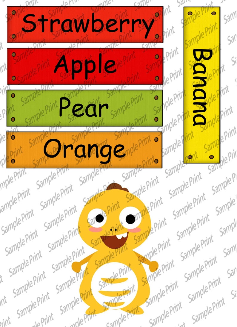 VIPKID Dress up Fruit (dino) - Etsy