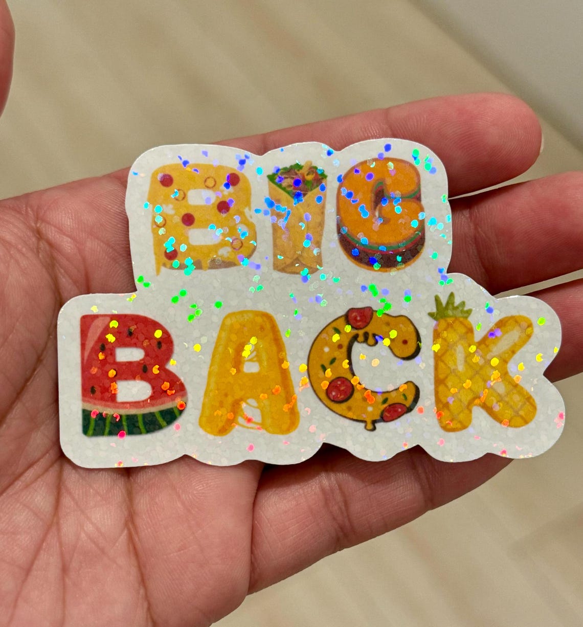Big Back Sticker - Etsy