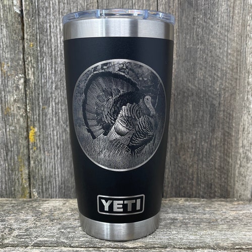 Wild Turkey Yeti 20oz Tumbler Insulated Tumbler Gift for | Etsy
