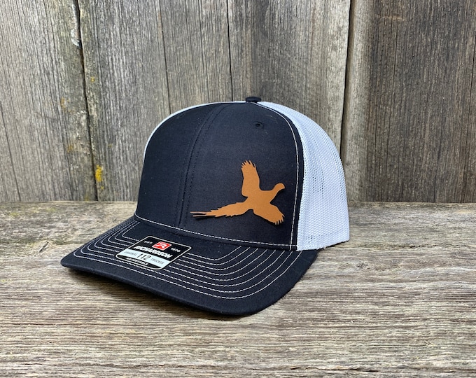 Pheasant Hat | Bird Hunting | Dad Hat | Personalized Hat | Leather ...