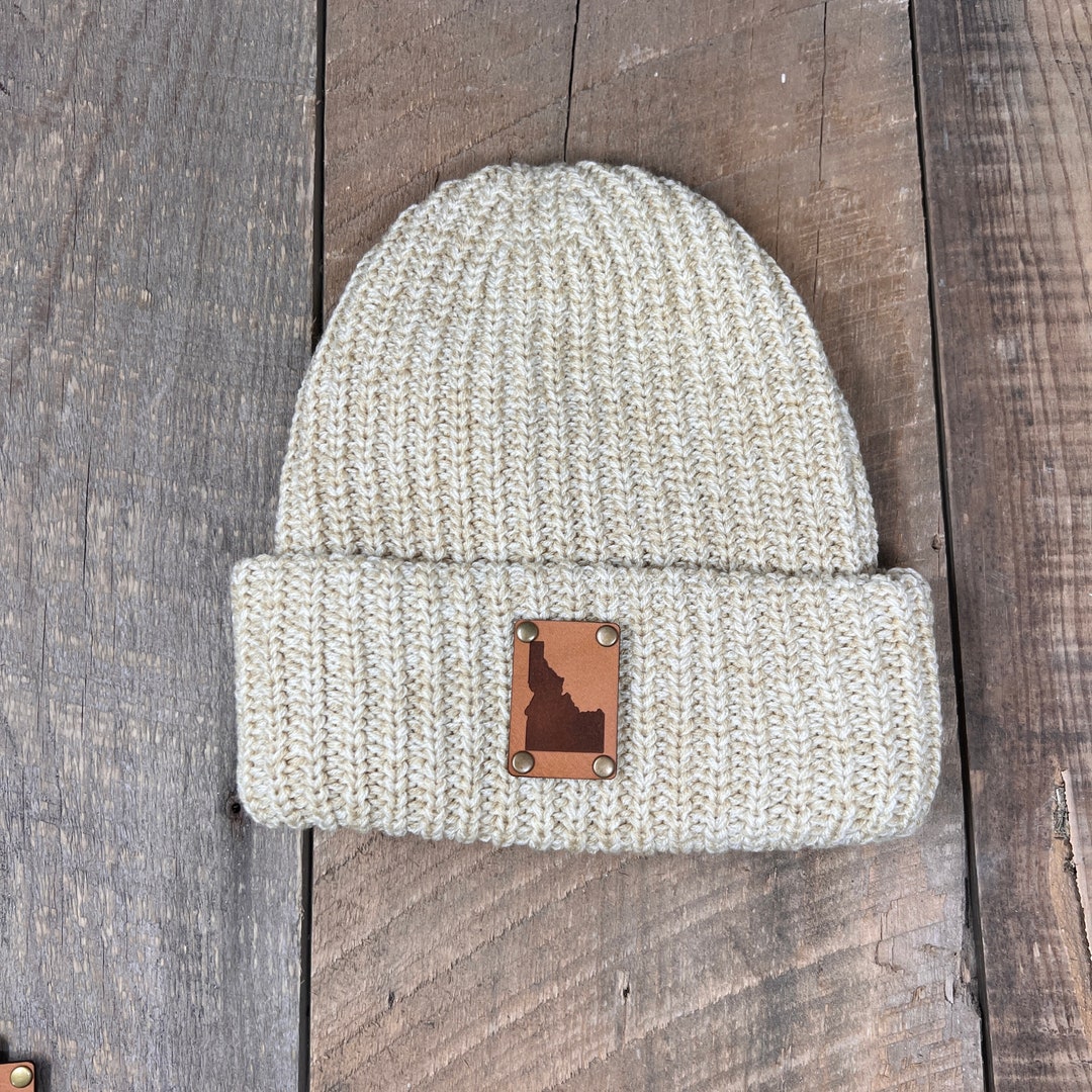 Idaho Hat | Custom State | Leather Patch Hat | Hunters Gift | Gift for ...