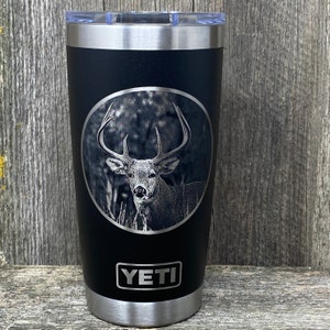 Whitetail Deer Yeti 20oz Tumbler | Insulated Tumbler | Gift for Him ...