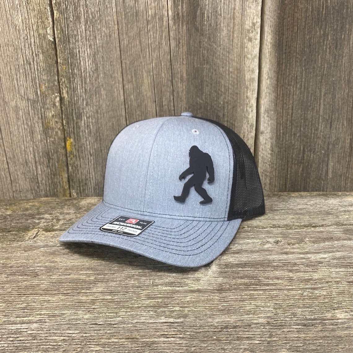 Bigfoot Hat Sasquatch Hat Leather Patch Hat Hunters Gift | Etsy