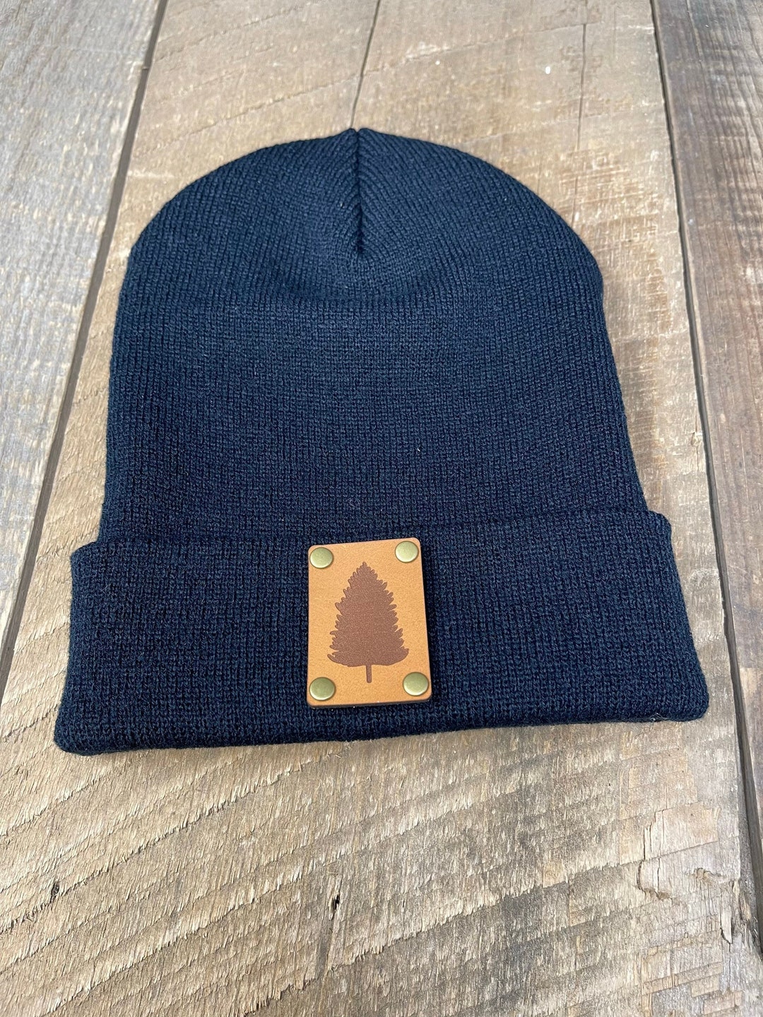 Tree Hat | Custom State | Leather Patch Hat | Hunters Gift | Gift for ...
