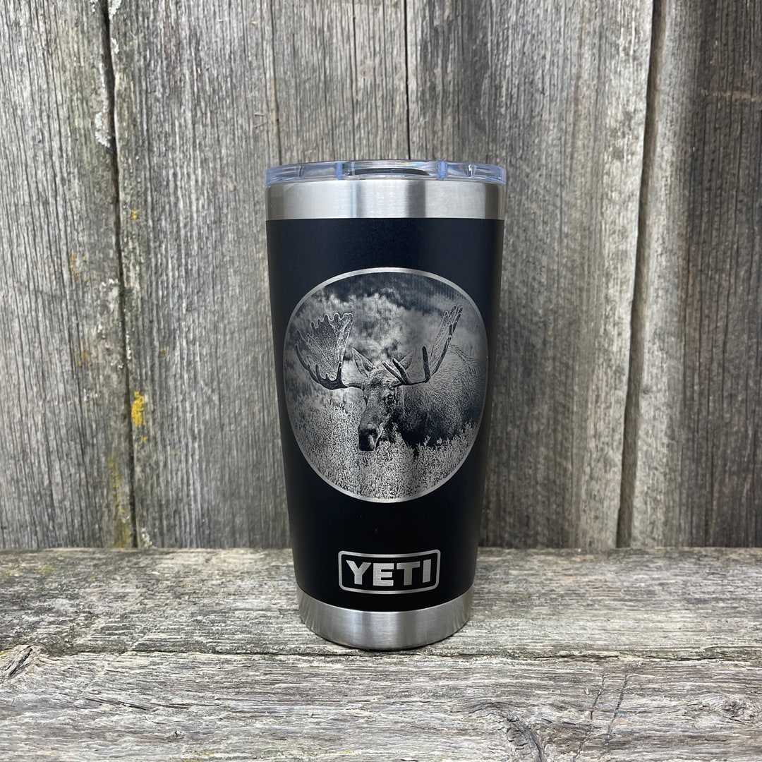 Bull Moose Yeti 20oz Tumbler | Insulated Tumbler | Gift for Him | Moose ...