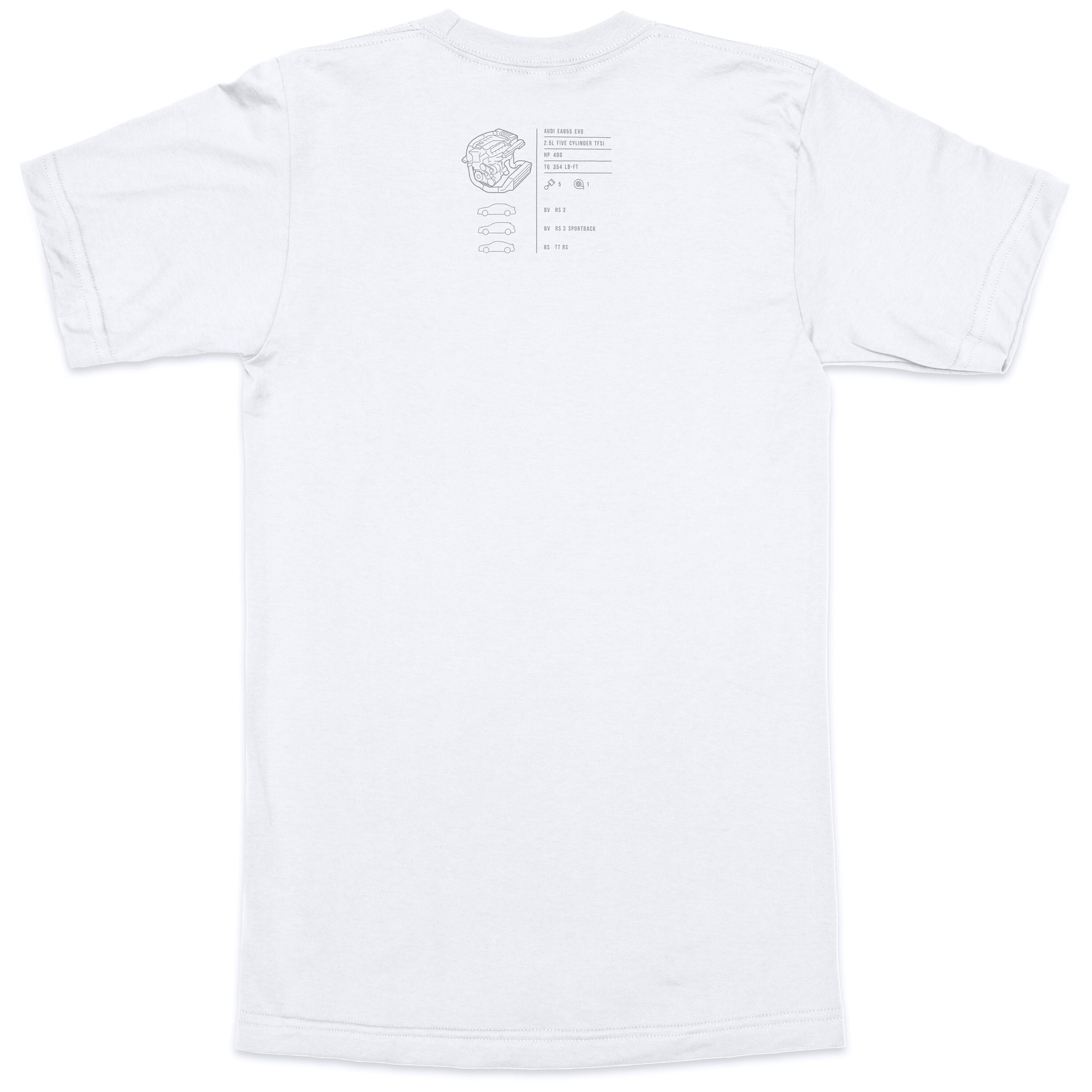 Audi RS3 Engine T-shirt【rs3 / TTRS】 - Etsy