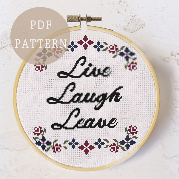 Sarcastic Cross Stitch Pattern - Etsy