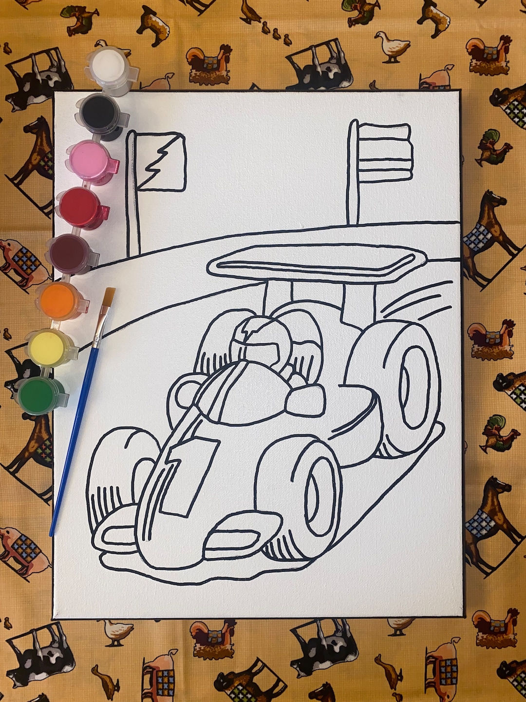 Race Car Paint Kit - Etsy