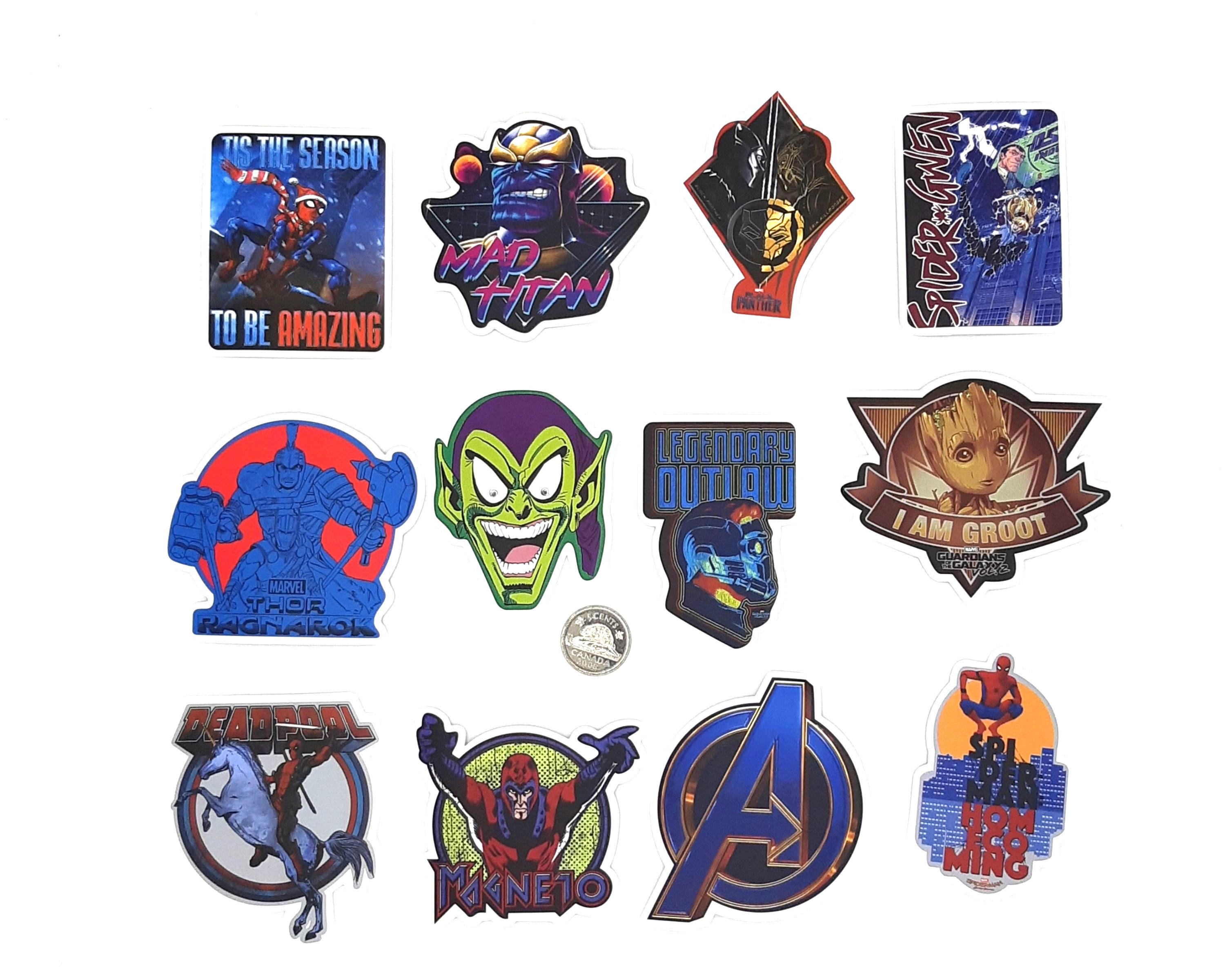 Marvel Character Stickers Vinyl Sticker for Laptop | Etsy