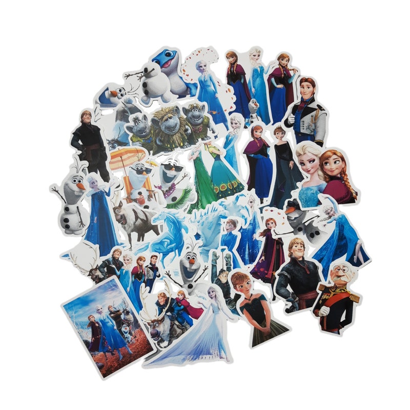 Frozen Stickers - Etsy