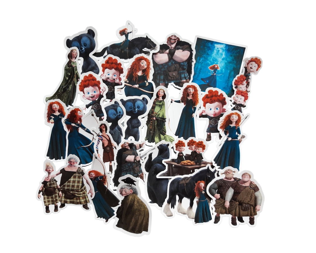 Brave Stickers | Vinyl Sticker for Laptop, Scrapbook, Phone, Luggage ...