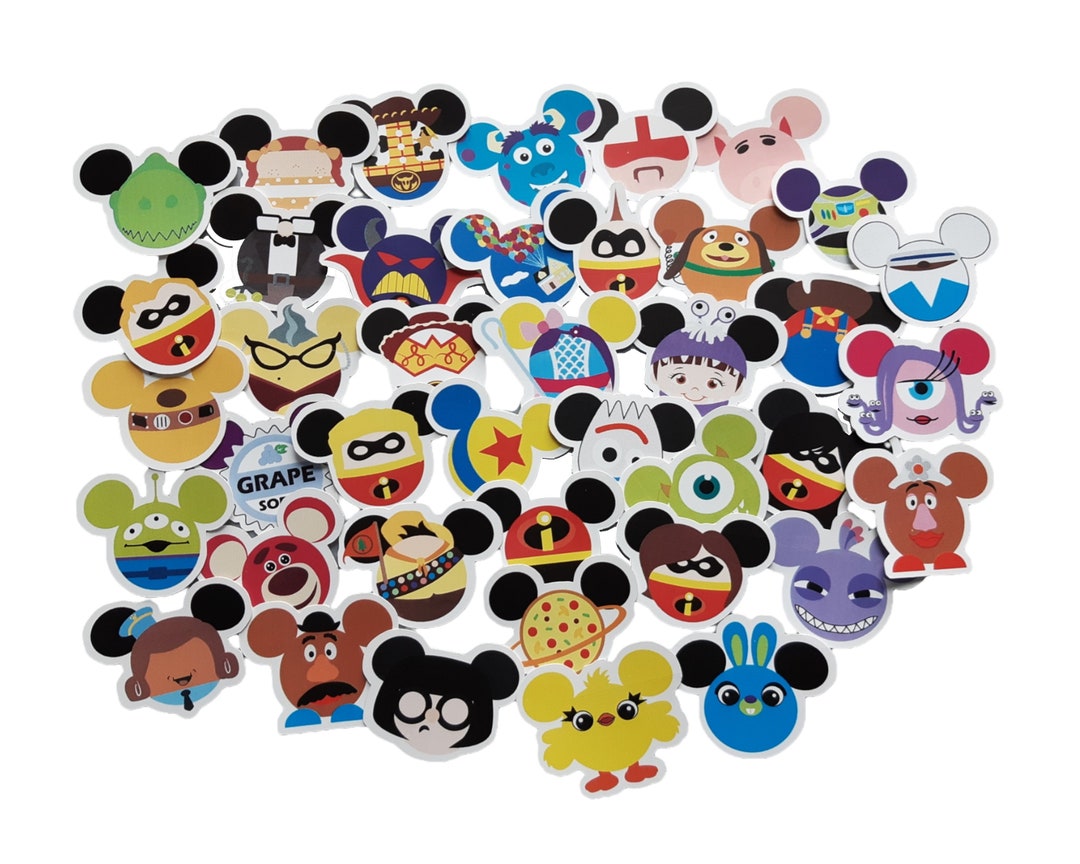 Hidden Mickey Pixar Stickers | Vinyl Sticker for Laptop, Scrapbook ...