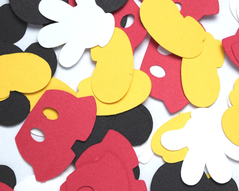Mickey Mouse Confetti Mickey Confetti Mickey Mouse Party | Etsy