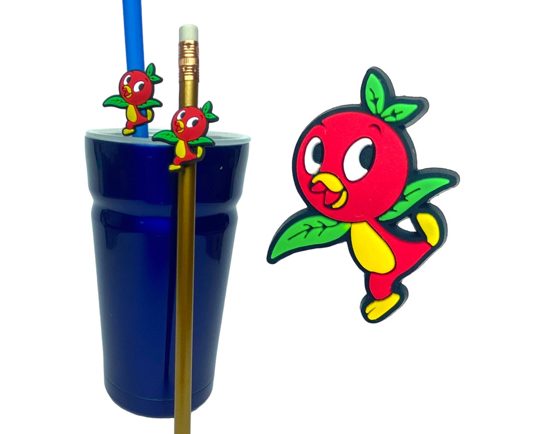 Orange Bird Straw Buddies Disney Pencil Toppers Birthday Party Loot Bag ...