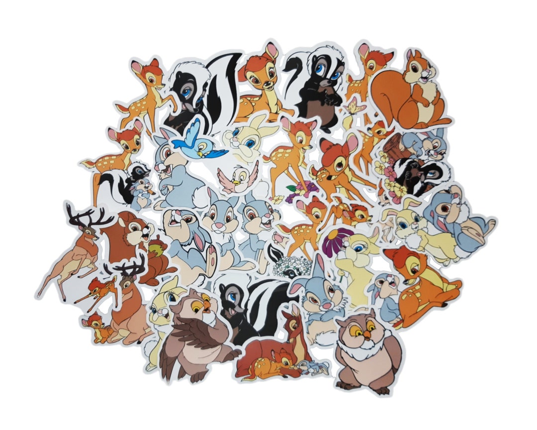 Bambi Stickers | Vinyl Sticker for Laptop, Scrapbook, Phone, Luggage ...