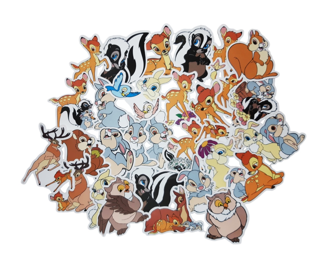Bambi Stickers Vinyl Sticker for Laptop Scrapbook Phone - Etsy