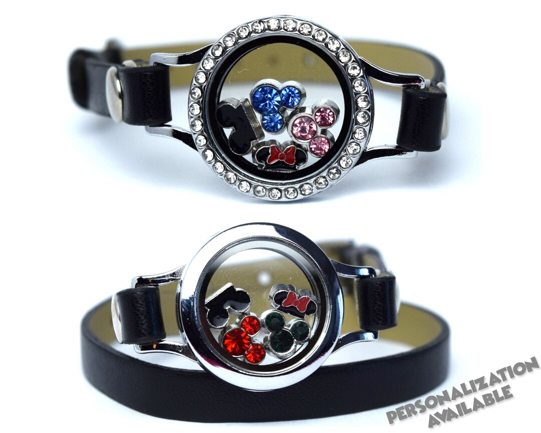 Disney Floating Charm Bracelet Mickey Mouse Floating Charm Bracelet ...