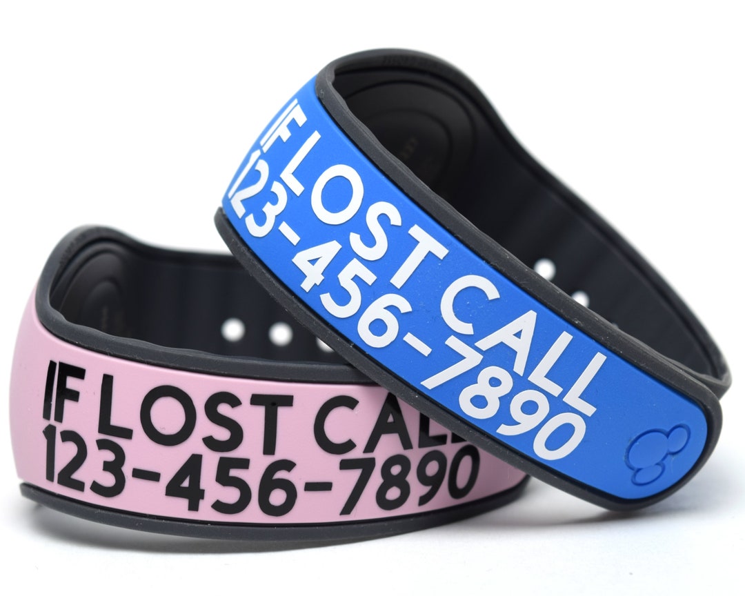 If Lost Contact Phone Number Decal for Magicband 2 & Magicband+ | Lost ...