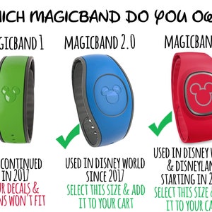 Tomorrowland Purple Wall Skin for Magicband 2.0 or Magicband+ | Disney ...