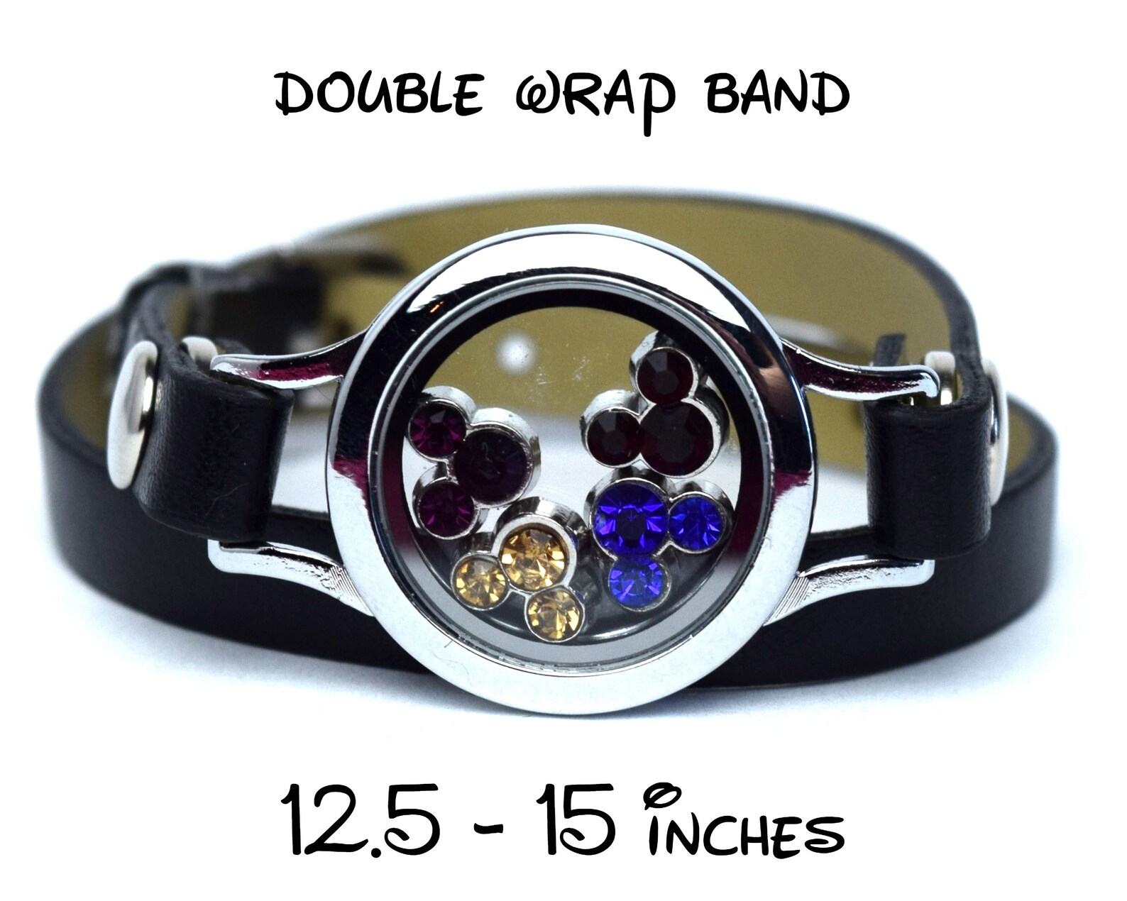 Disney Floating Charm Bracelet Mickey Mouse Floating Charm - Etsy