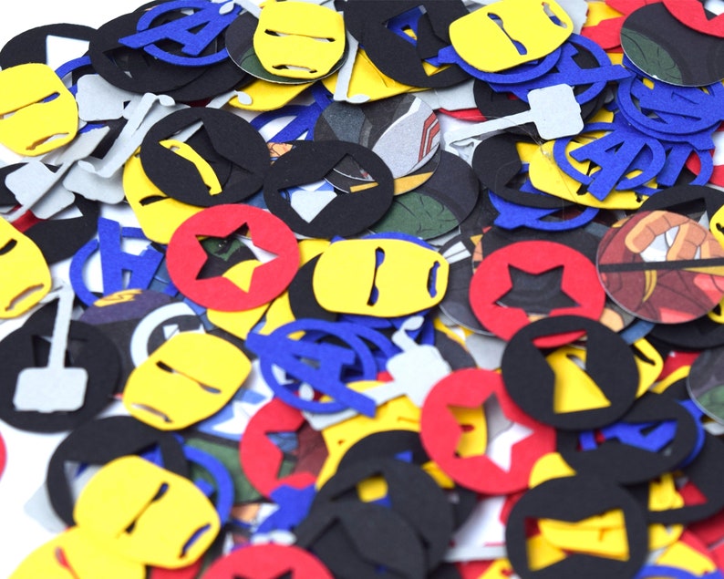 Avengers Confetti Disney Birthday Confetti Avengers Party | Etsy