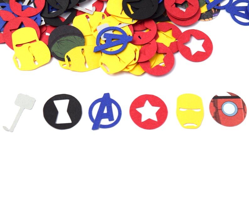 Avengers Confetti | Disney Birthday Confetti | Avengers Party Confetti ...
