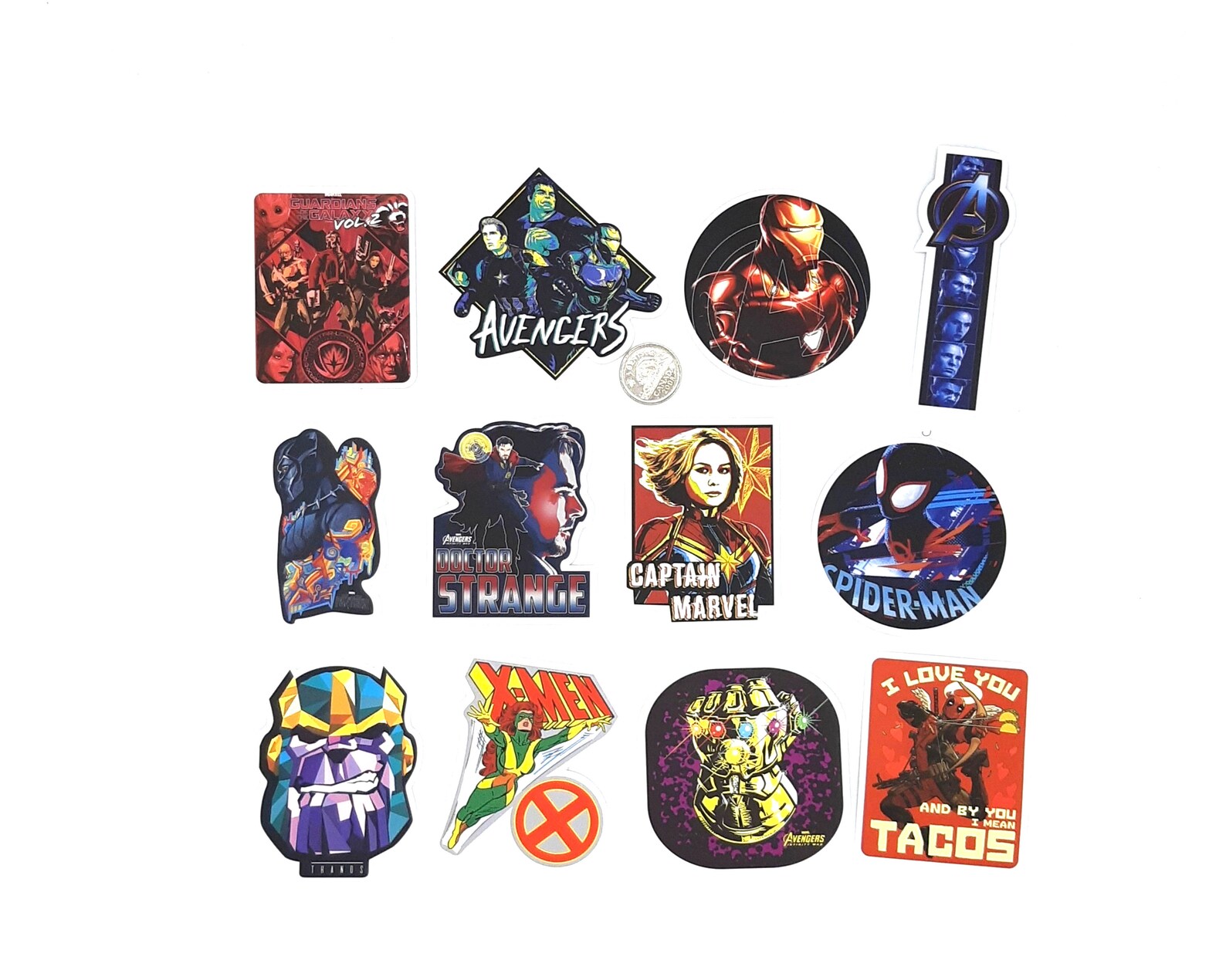 Marvel Character Stickers Vinyl Sticker for Laptop | Etsy