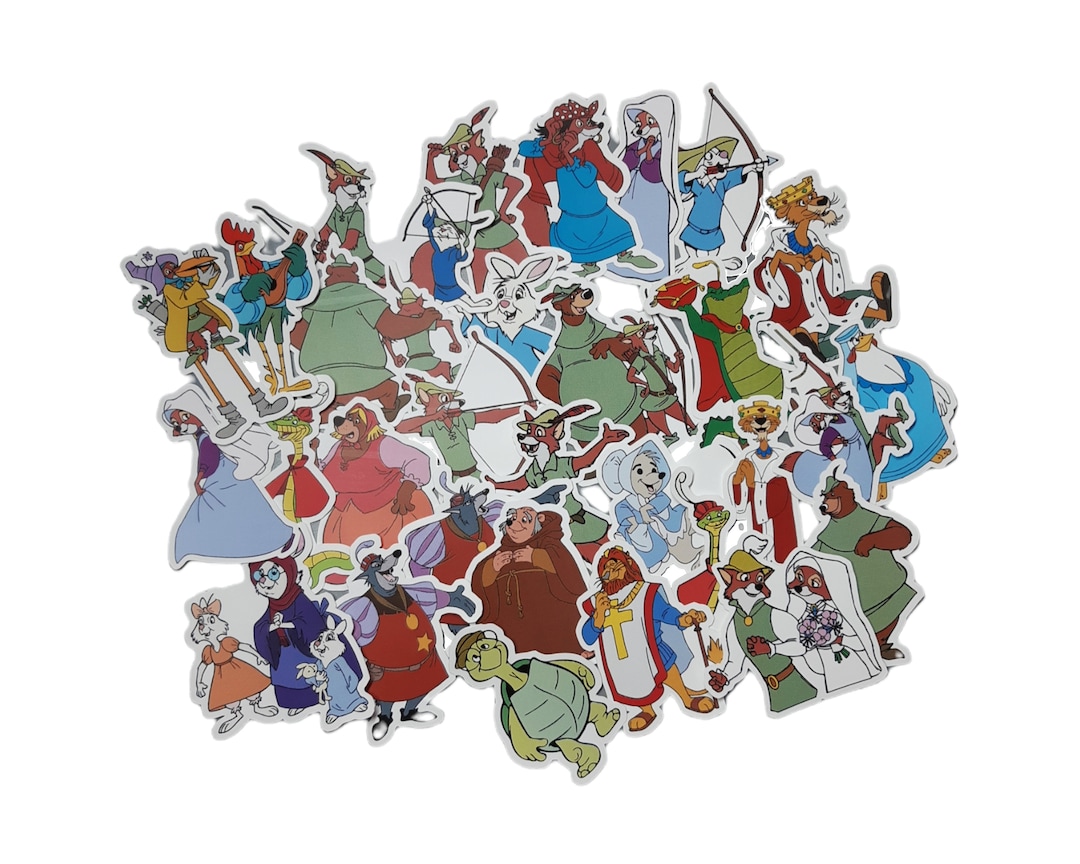 Robin Hood Stickers | Vinyl Sticker for Laptop, Scrapbook, Phone ...