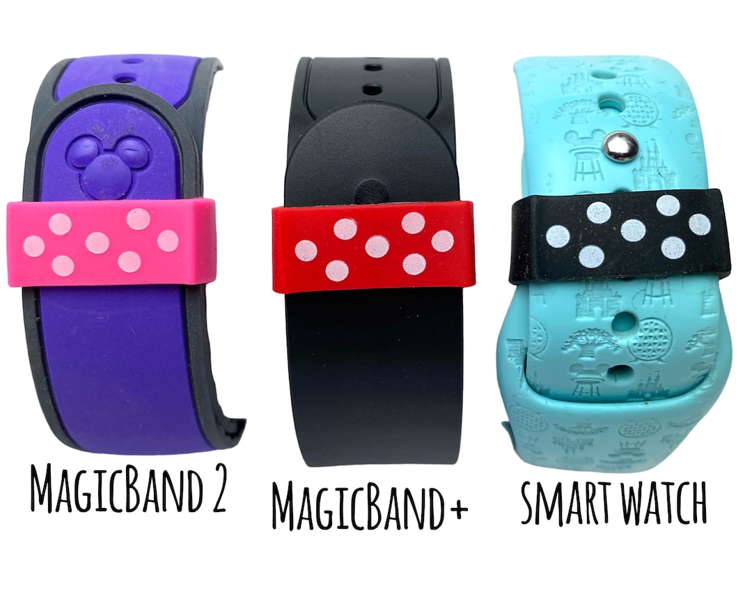 Minnie Mouse Polka Dot Band Locks for Magicband 2.0, Magicband+ and ...