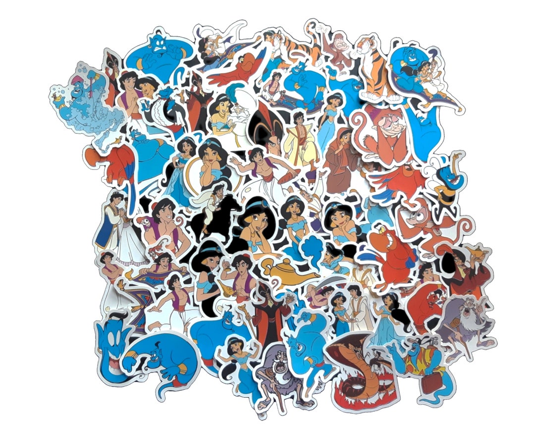 Aladdin Stickers | Vinyl Sticker for Laptop, Scrapbook, Phone, Luggage ...